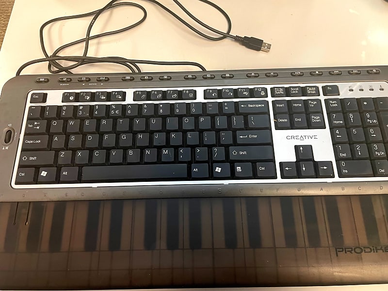 Creative Labs CF0040 USB Computer Keyboard , built-in piano | Reverb