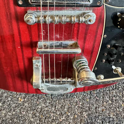 Kay? SG 3 Pickup Copy Cherry Red Electric Guitar | Reverb