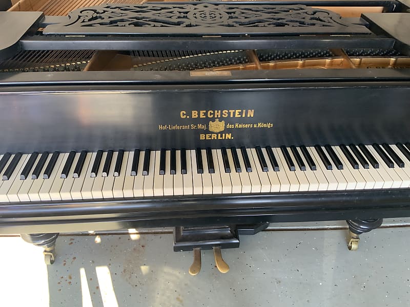 C. Bechstein Model V Grand Piano 1893 - Black | Reverb