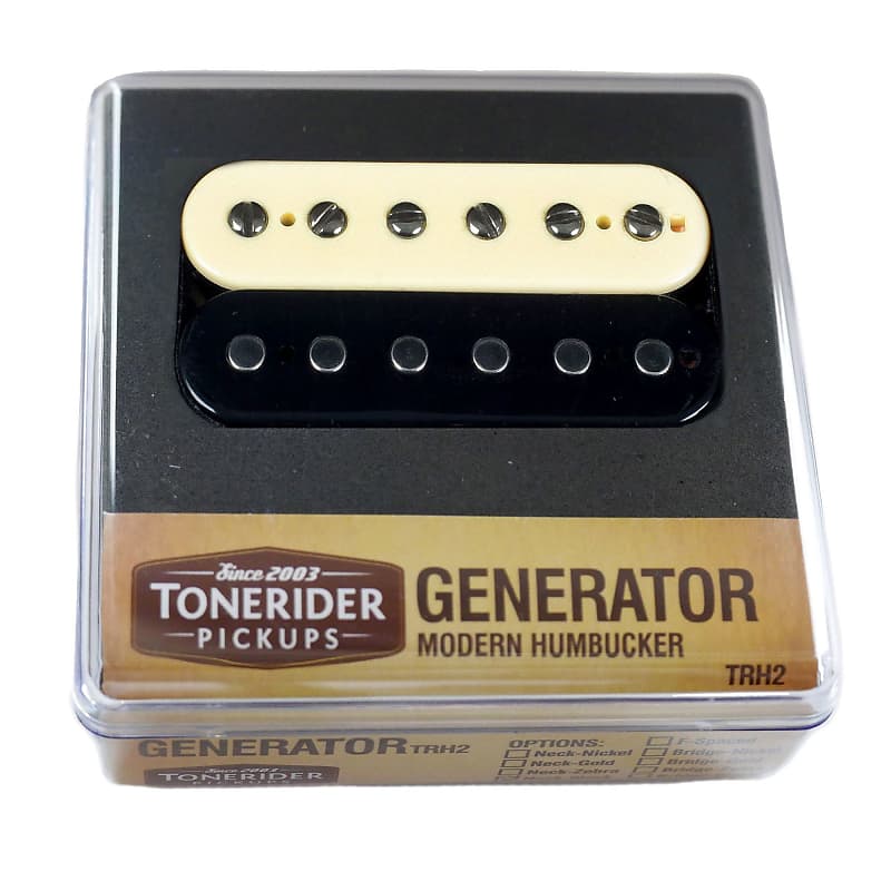 Tonerider Generator Bridge Pickup - Zebra | Reverb