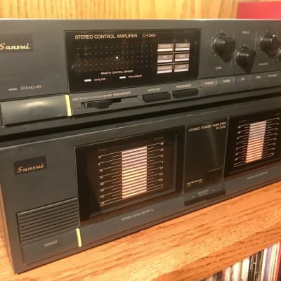 Matching Sansui B-3000 240W 2-Channel Power Amplifier & | Reverb