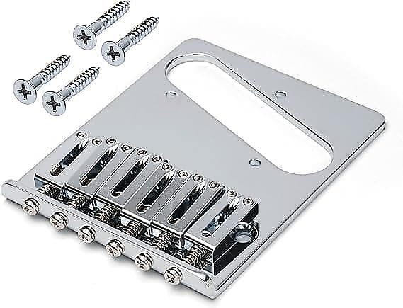 Modern Bridge for Tele Chrome | Reverb
