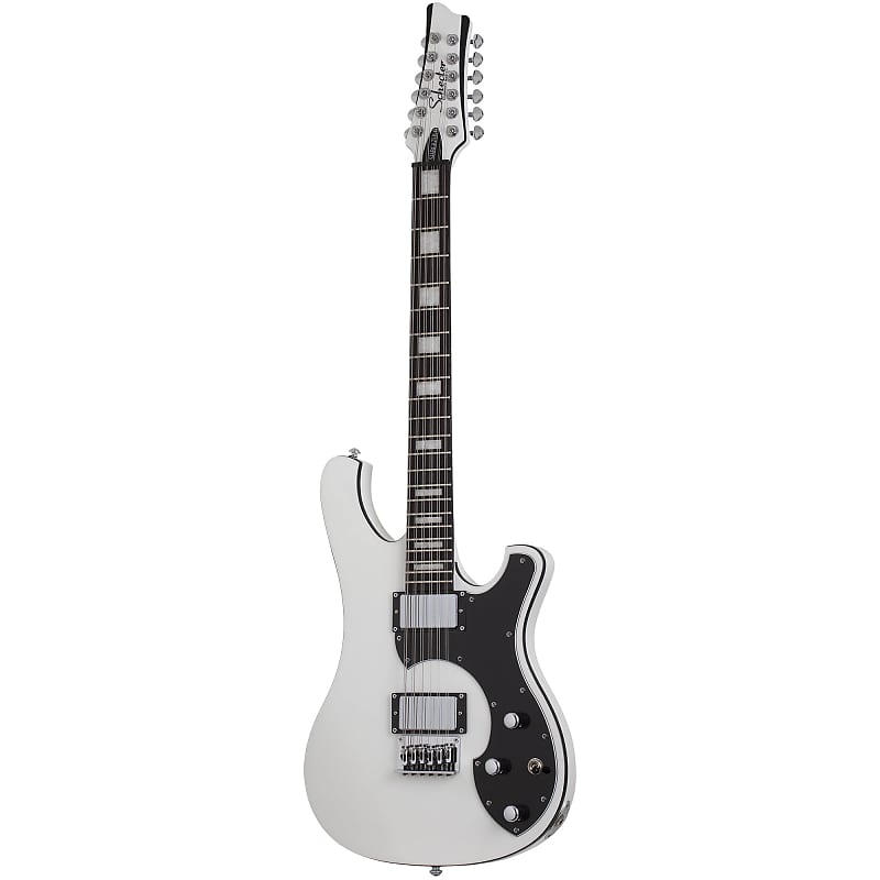 Schecter Stargazer-12 12-String Electric Guitar Gloss White | Reverb