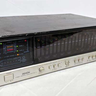 Rare Denon DE-70 Dual 12 Band Stereo Graphic Equalizer MIJ | Reverb