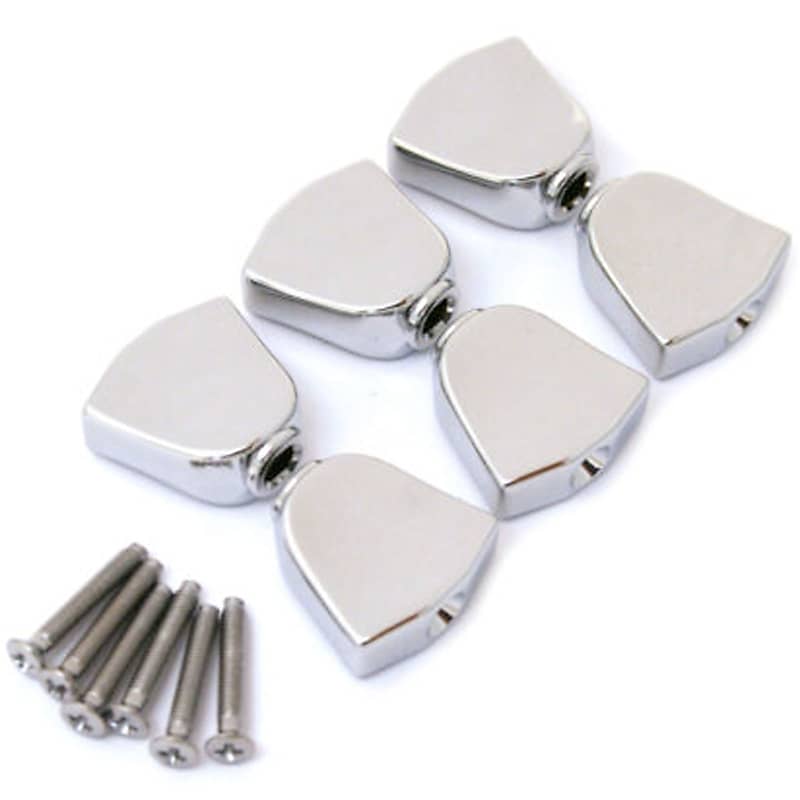 NEW (6) Keystone Buttons w/ Screws for Grover Rotomatic | Reverb