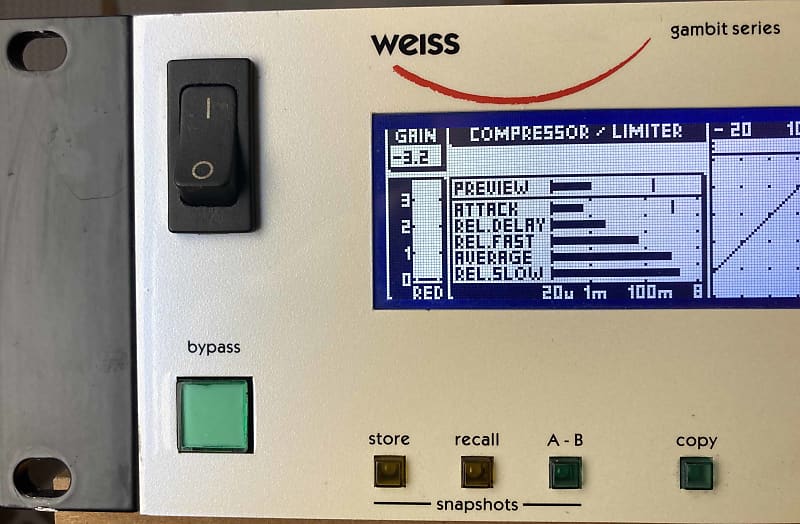 Weiss DS1 Deesser Compressor Limiter | Reverb UK