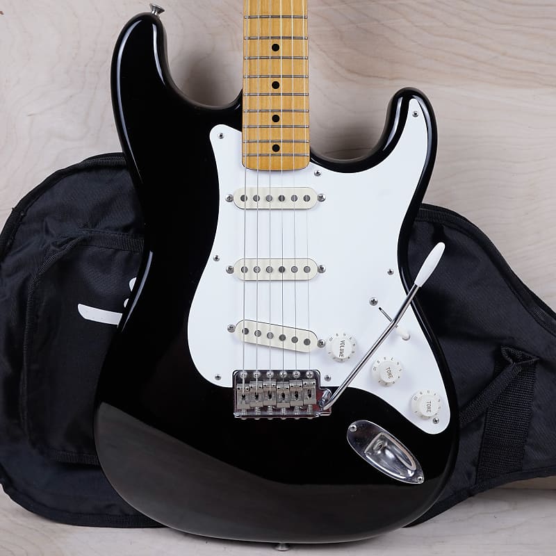 Fender ST-57 Stratocaster Reissue MIJ 1988 Black | Reverb Australia