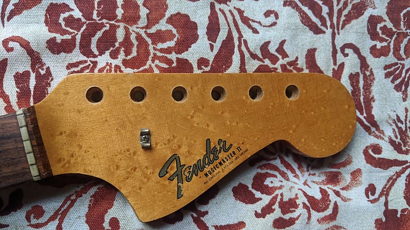 Fender Musicmaster 1966 rosewood neck birdseye guitar | Reverb