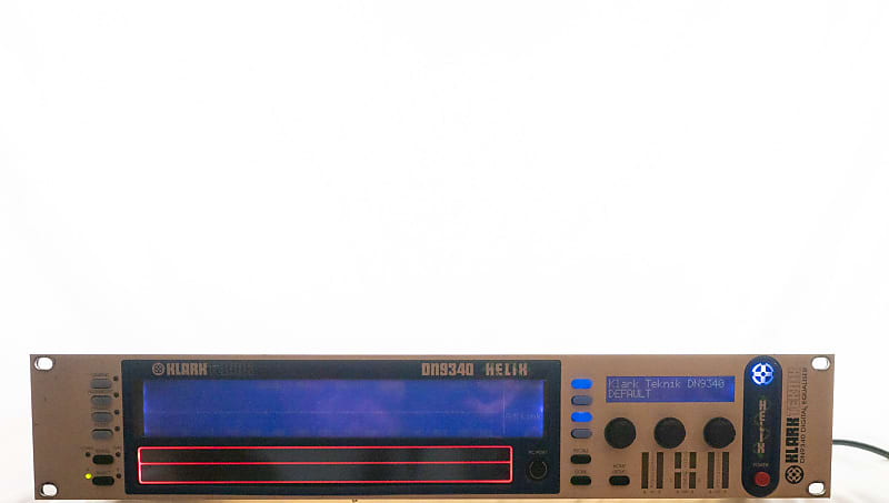 Klark Teknik DN9340 stereo digital equalizer, passes audio, | Reverb
