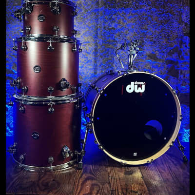 DW Performance Series 4-Piece Drum Set - Black Diamond - Free | Reverb