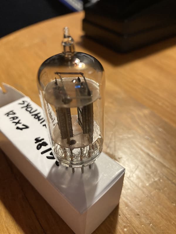 Sylvania 12AX7 NOS Long Blackplate tube (ECC83 / 7025) Early | Reverb