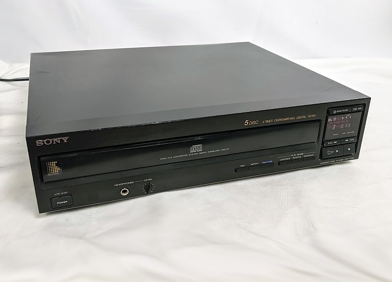 Sony 5 Disc CD Compact Disk Player Changer Model CDP-C205 | Reverb