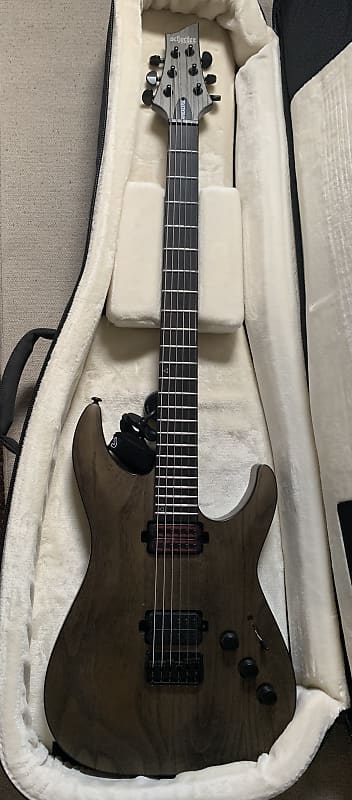Schecter C-1 EX Apocalypse Baritone Rusty Grey OBO | Reverb