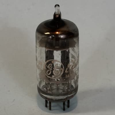 12AX7 GE long plate vintage vacuum tube | Reverb