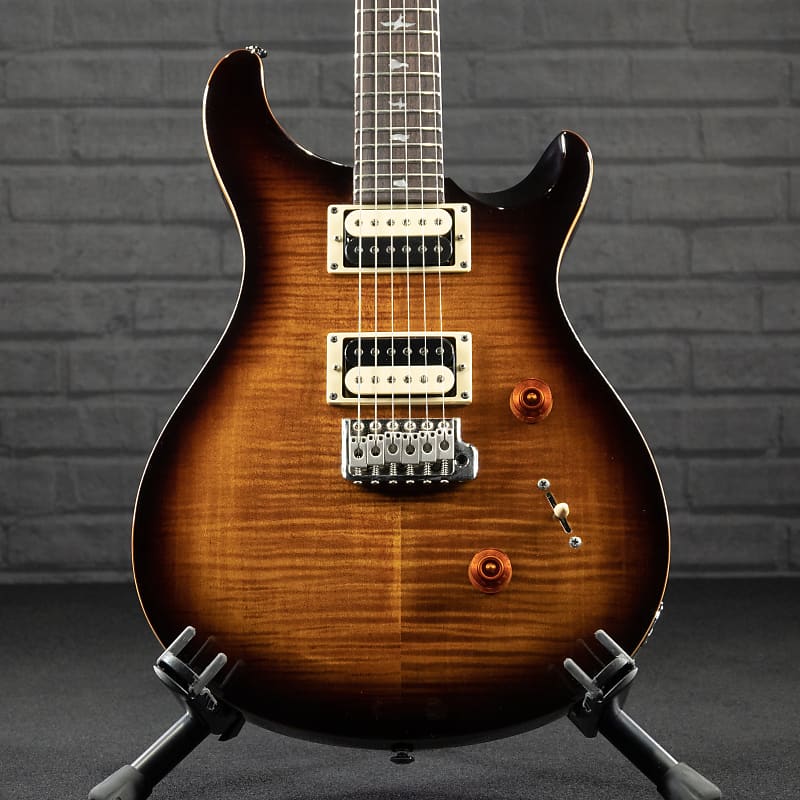 PRS SE Custom 24 (Black Gold Burst) | Reverb