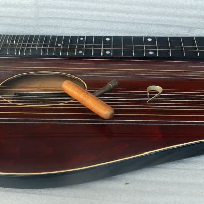 Antique 32 Strings Zither Auto-harp "CARL ARNBERGER" Nr.13 | Reverb