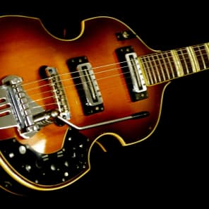 Hofner 459 VTZ 1967 Sunburst. Violin 6 string guitar. UBER | Reverb