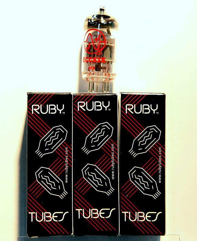 JJ Electronic ECC 83S 12AX7 (Ruby 12AX7ACZ HG) - Set | Reverb Canada
