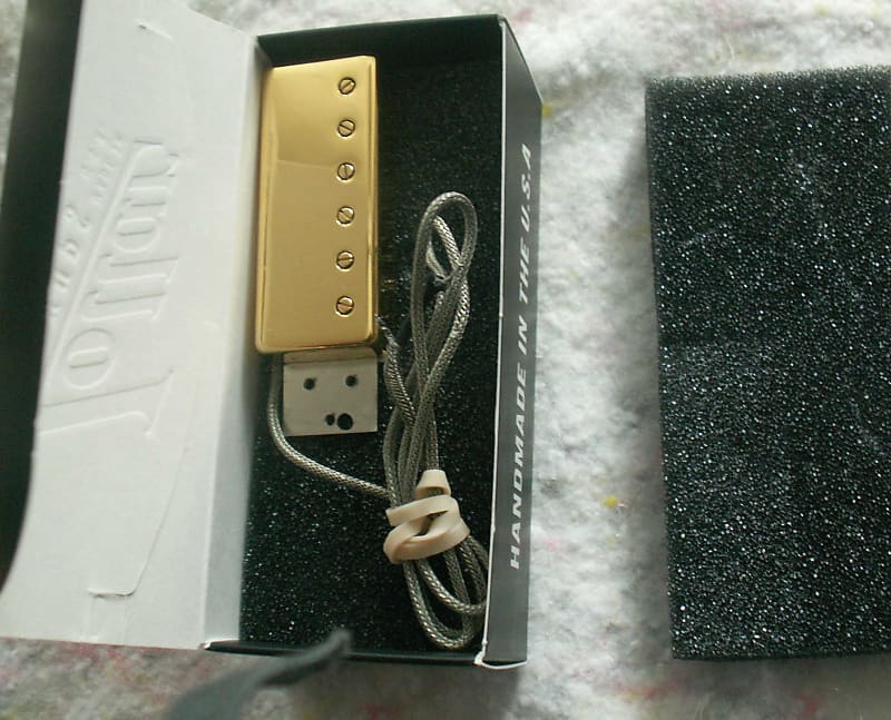 Lollar Johnny Smith floating pickup gold for Gibson archtop | Reverb