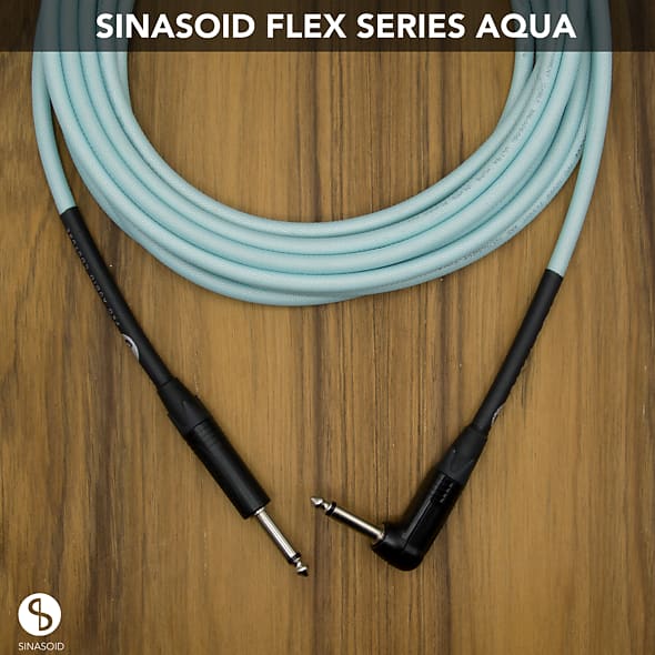 Sinasoid FLEX SERIES AQUA INSTRUMENT CABLE - 6' / ST/ST | Reverb UK