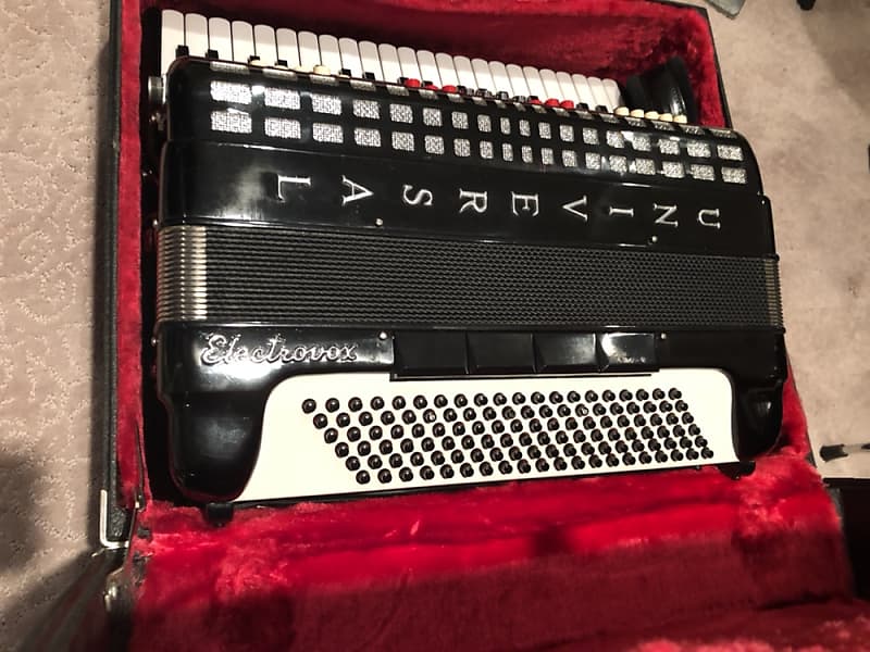 Electrovox Universal piano accordion/organ 70's? Black | Reverb