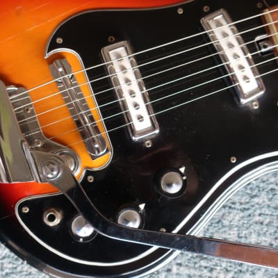 Vintage 1960s Teisco Silvertone 2PU Guitar Mosrite | Reverb Australia