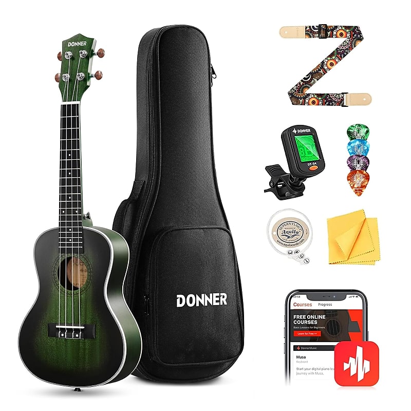 Soprano Ukulele Beginner Kit For Kids Adult Student W/Free | Reverb