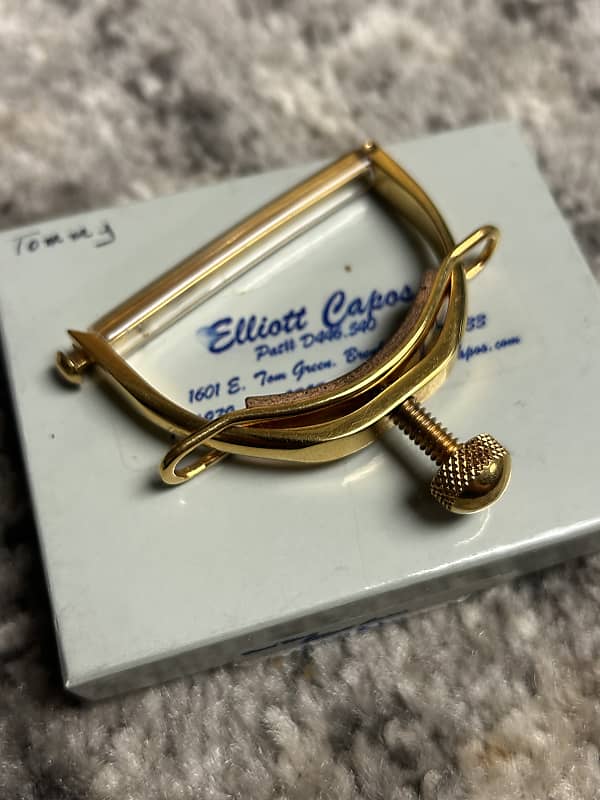 Vintage Elliot Capo - Rare Gold - Engraved “Tommy Harrell” | Reverb