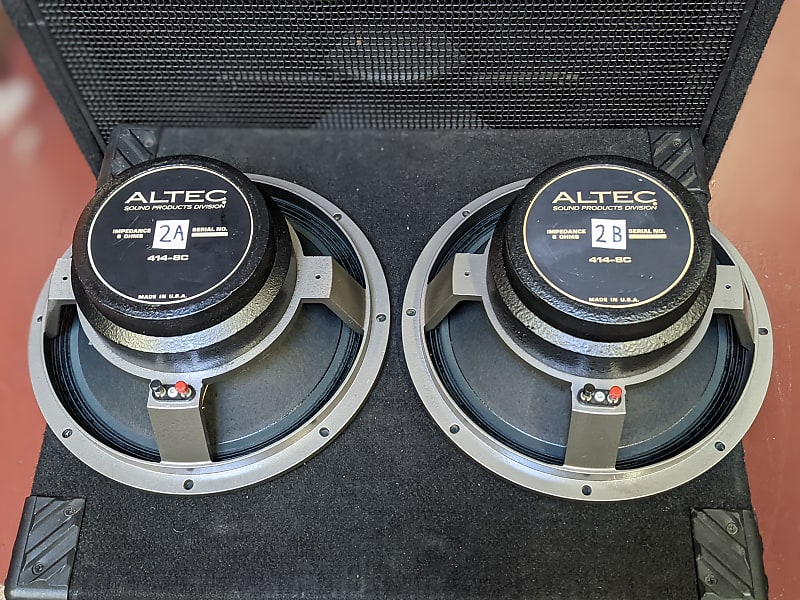 Matched Pair #2 - Altec Lansing 414-8C Alnico Magnet 12" | Reverb