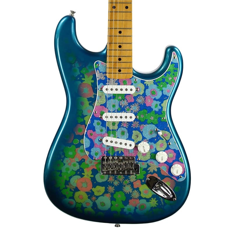 c. 1999 Fender Japan '57 Blue Floral Flower | Reverb Canada