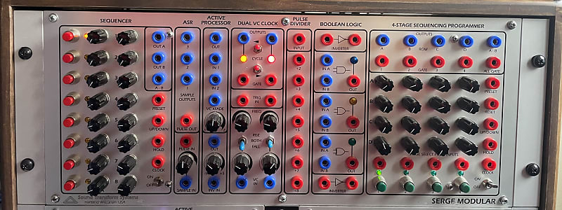 STS Serge Modular Hartland Sequencer Panel in M Boat with | Reverb