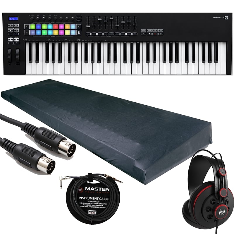 Novation Launchkey 61 Mk3 61-Key MIDI Keyboard w/ Cover, | Reverb