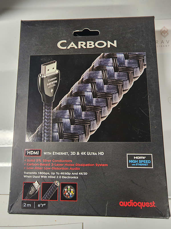 Audioquest Carbon HDMI 4k W/Ethernet 2m | Reverb