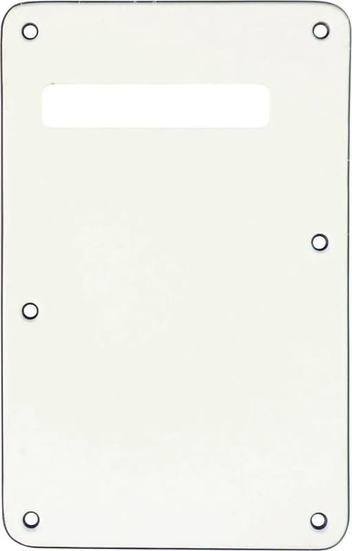 Standard Strat Backplate 3 Ply White | Reverb