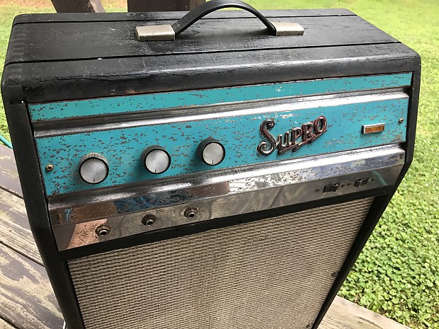 Supro 1969 Thunderbolt S6920 Vintage Tube Amplifier 6920 with | Reverb