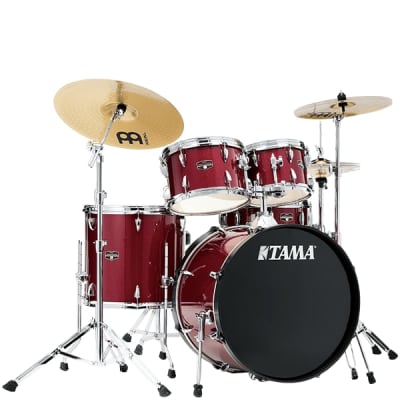 Tama Stagestar 5-Piece Complete Drum Set - Candy Red Sparkle | Reverb