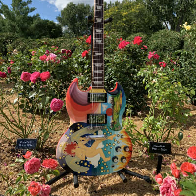 The Fool Gibson SG 2014 Hand Painted vintage Clapton Cream | Reverb