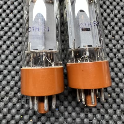 Svetlana Matched NOS pair of EL34 pre "winged C" power | Reverb UK