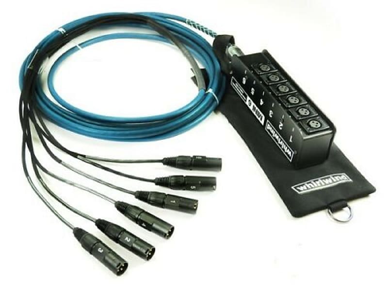 Whirlwind MS6MNR075 Mini 6 Low Profile Drop Snake 6 Channel | Reverb