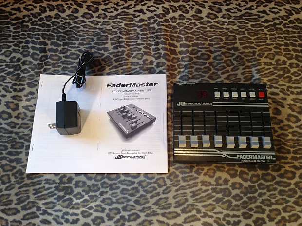 JL Cooper Fadermaster MIDI Controller with manual & power | Reverb