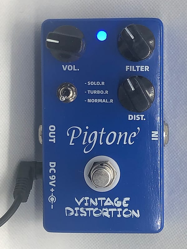 Pigtone PP-06 Vintage Distortion 3 Mode Rat Clone lm308 true | Reverb