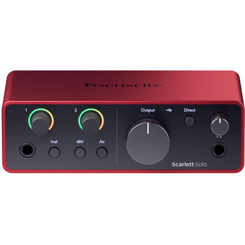 Focusrite Scarlett Solo USB-C Audio Interface (4th Gen Focusrite Scarlett Solo USB-C Audio Interface (4th Gen