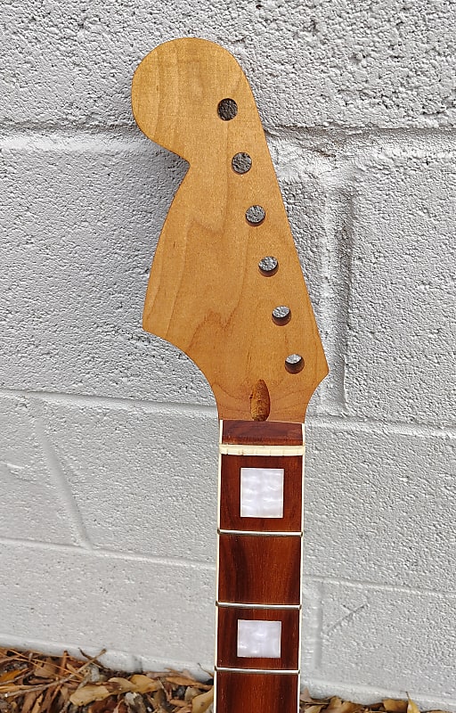 30" Bass VI/Baritone Conversion Neck - Roasted Maple - Bound | Reverb