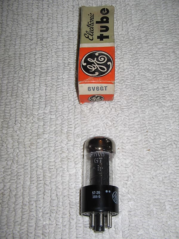 GE 6V6GT Vacuum Tube, Black Plate 1957 NOS / NIB | Reverb