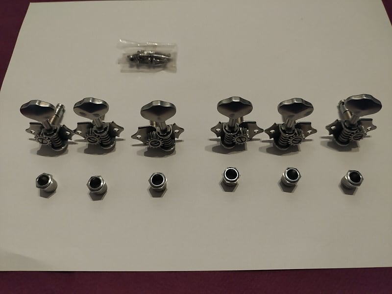 Vintage Gotoh Guitar Tuners 1970-1980 - Nickel | Reverb