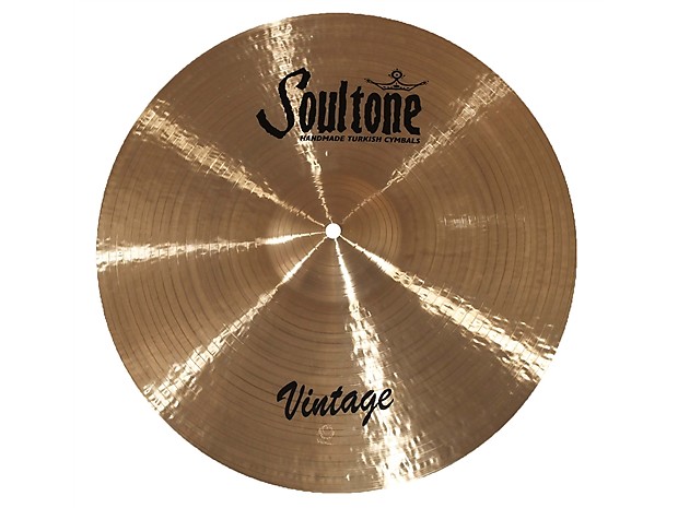 Soultone Cymbals Vintage 19 Inch Crash Cymbal | Reverb