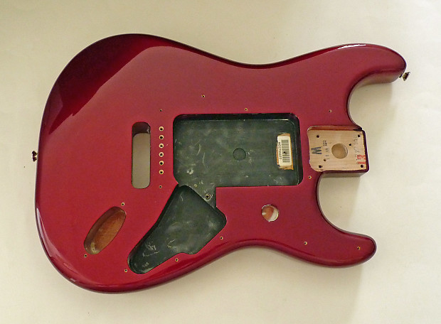 Fender Blacktop Stratocaster HH HSH SSS Body Candy Apple Red | Reverb