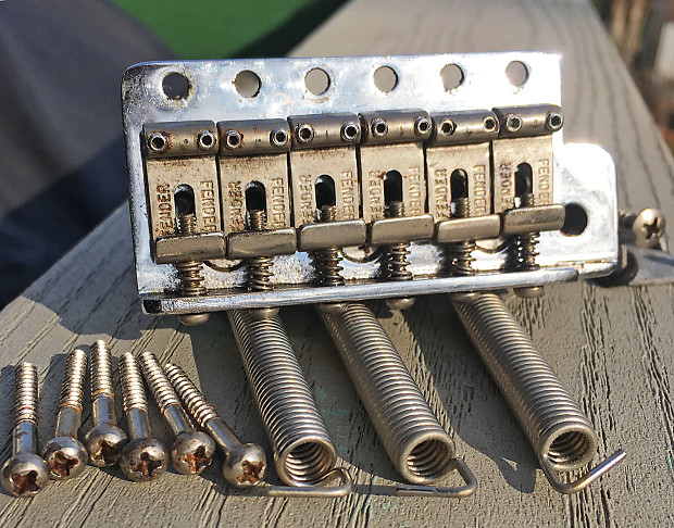 1993 Fender Stratocaster 57/62 USA Vintage Bridge, complete | Reverb