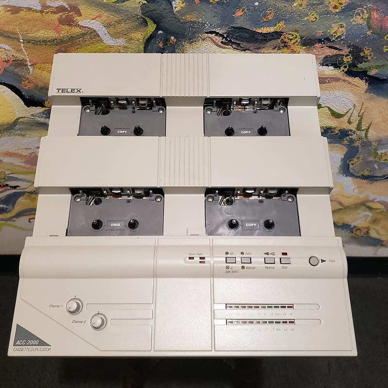 Telex ACC-2000 Audio Cassette Tape Duplicator USED SOLD AS IS | Reverb