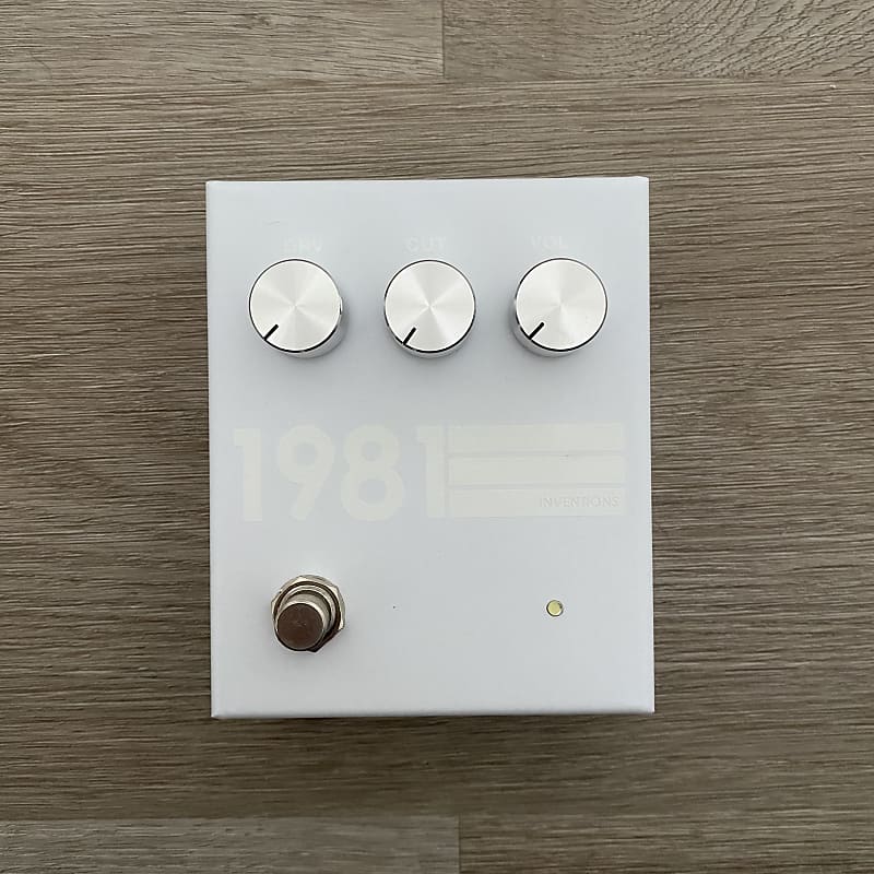 1981 Inventions DRV Overdrive Pedal (Limited Whiteout | Reverb